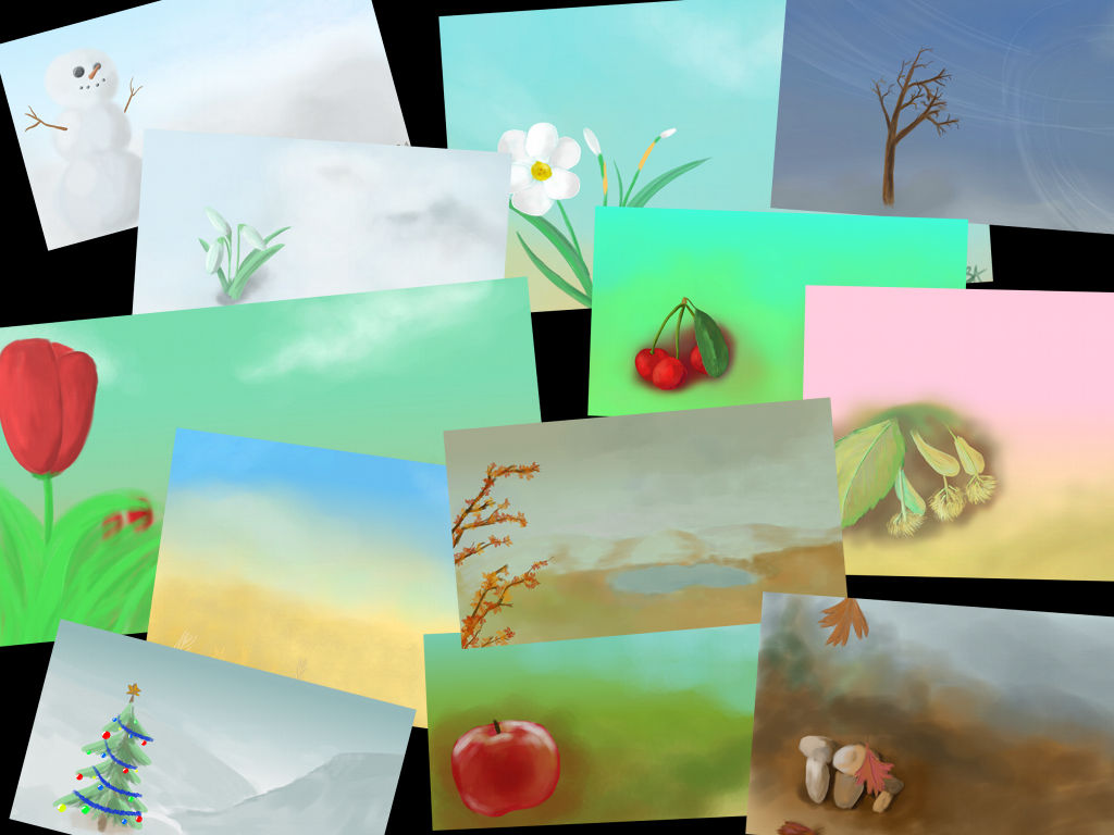 wallpaper for every month by RSA91 on DeviantArt