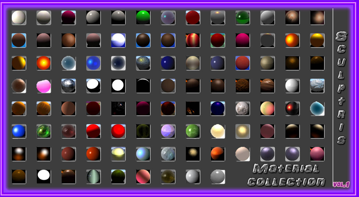 Sculptris material collection by luceluce83 on DeviantArt