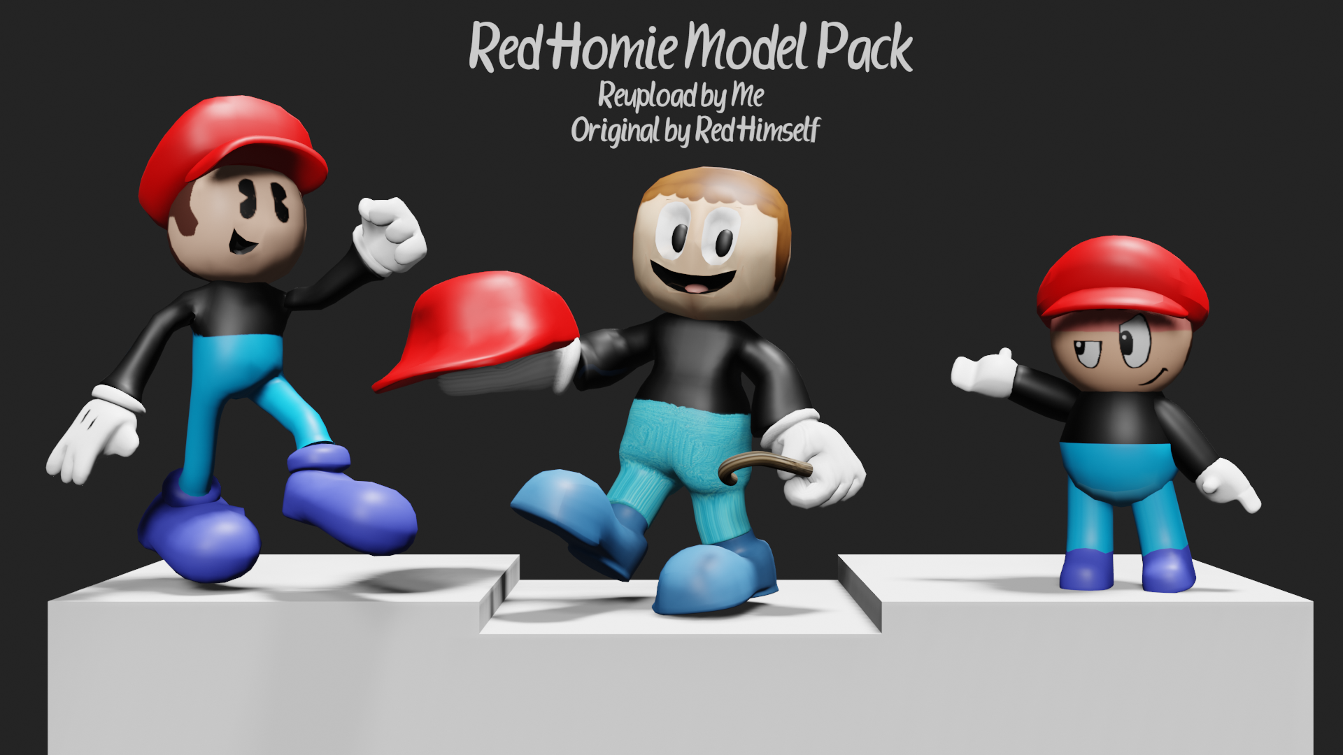 Red Homie's Model Pack Reupload by viktorkudelya7 on DeviantArt