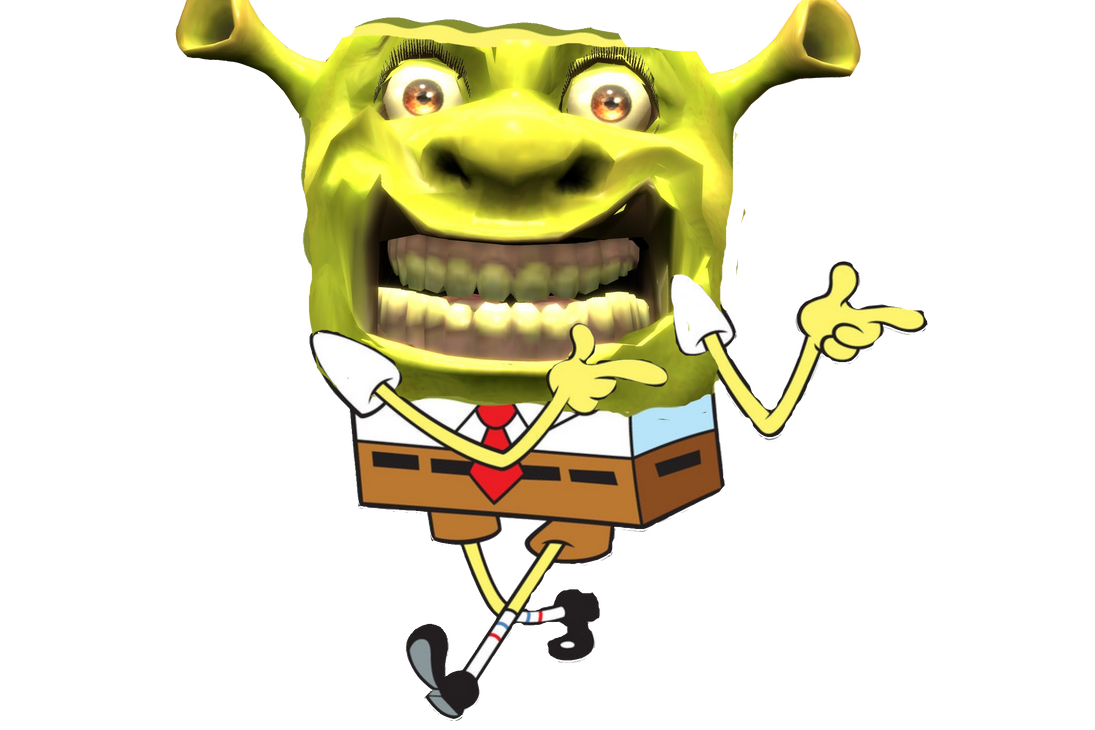 SpongebobHappy+shrek by shushdasher on DeviantArt