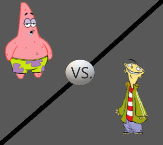 Fictional Fight #1 Patrick vs. Ed by FoolyCoolyMood on DeviantArt