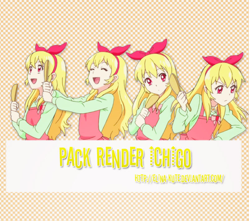 [ Pack Render #3 ] Ichigo Hoshimiya by Elina-Kute on DeviantArt