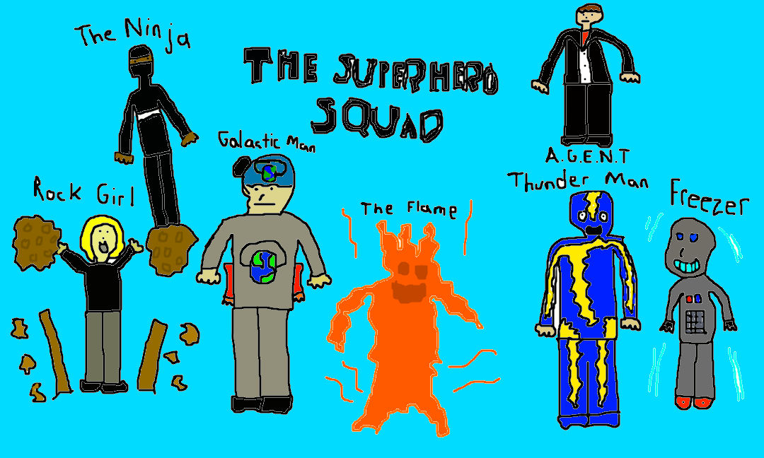 The SuperHero Squad by MrPlane on DeviantArt