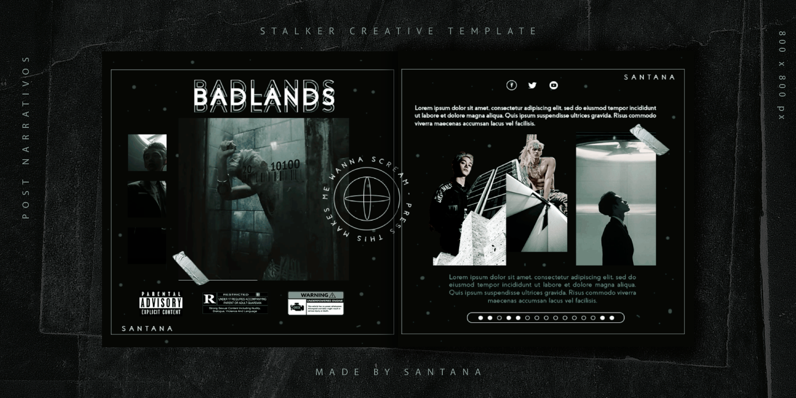 Stalker Template by Santana by RinSantanaCorp on DeviantArt