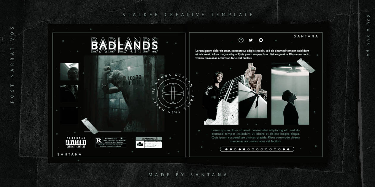 Stalker Template by Santana by RinSantanaCorp on DeviantArt