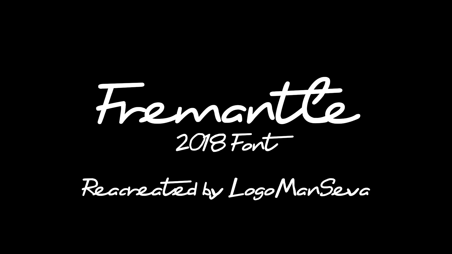 Fremantle 2018 Font by LogoManSeva on DeviantArt