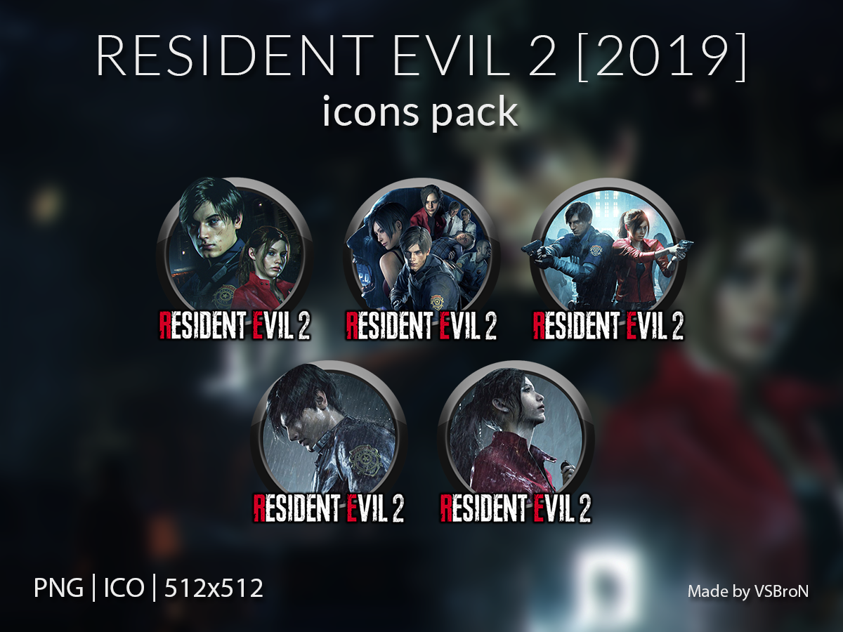 Resident Evil 2 [2019] Icons Pack by VSBroN on DeviantArt