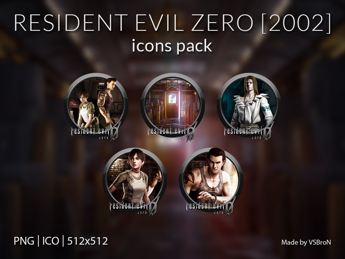 Resident Evil 0 [2002] Icons Pack by VSBroN on DeviantArt