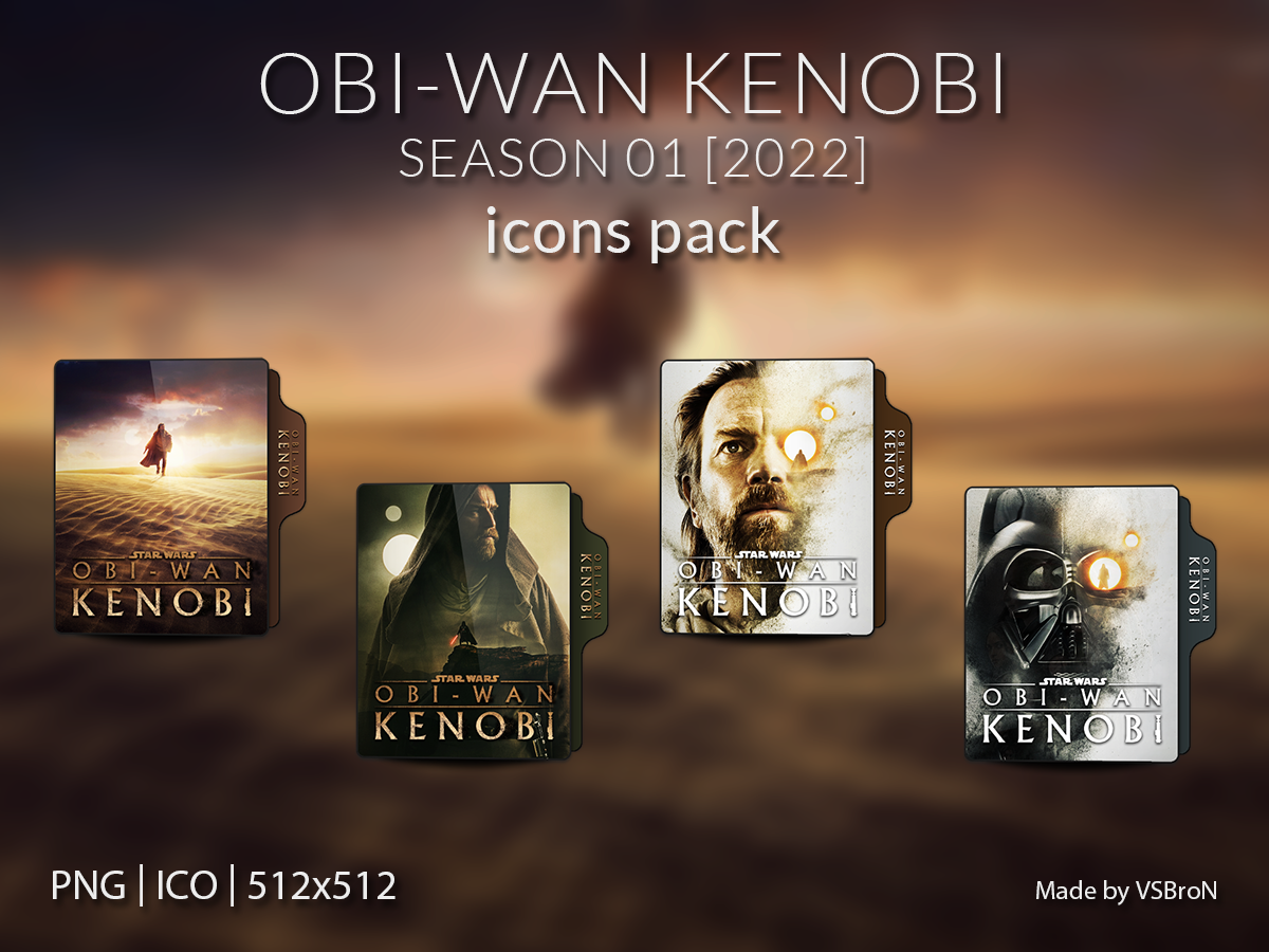 Obi-Wan Kenobi (s01) [2022] Icons Pack by VSBroN on DeviantArt