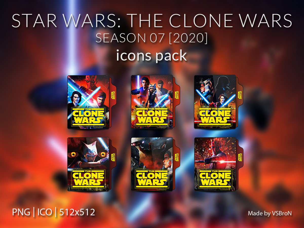 The Clone Wars (s07) [2020] Icons Pack by VSBroN on DeviantArt