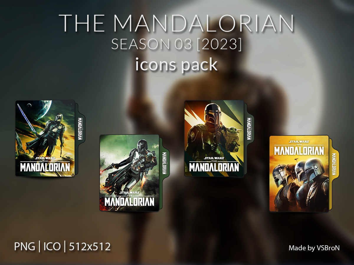 The Mandalorian (s03) [2023] Icons Pack by VSBroN on DeviantArt