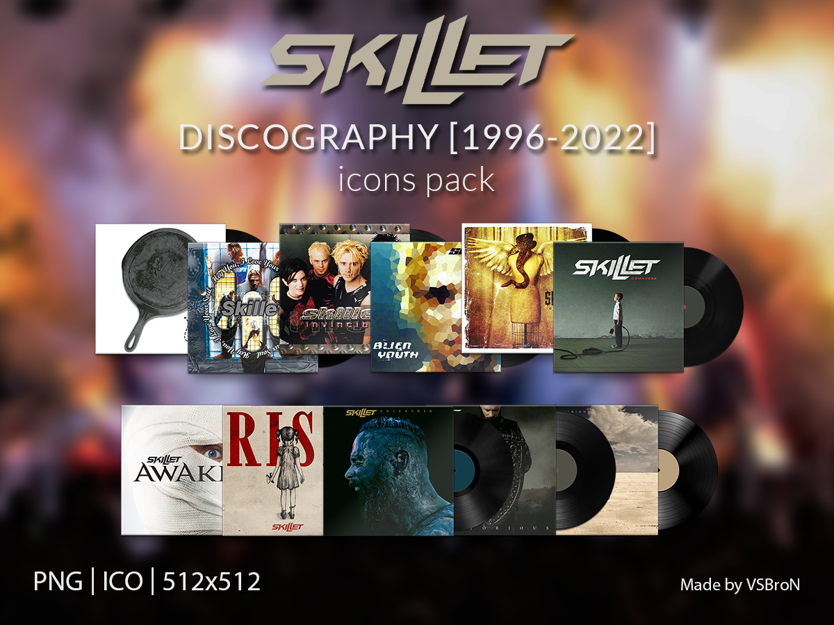 Skillet Discography [1996-2022] Icons Pack by VSBroN on DeviantArt