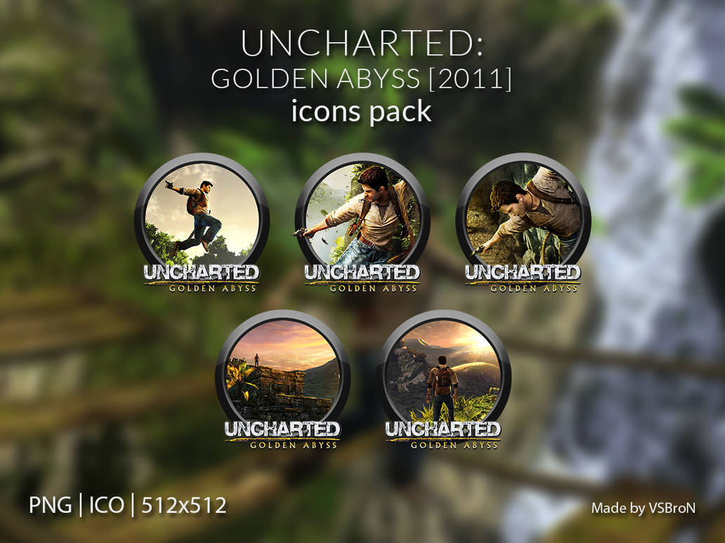 Uncharted: Golden Abyss [2011] Icons Pack by VSBroN on DeviantArt