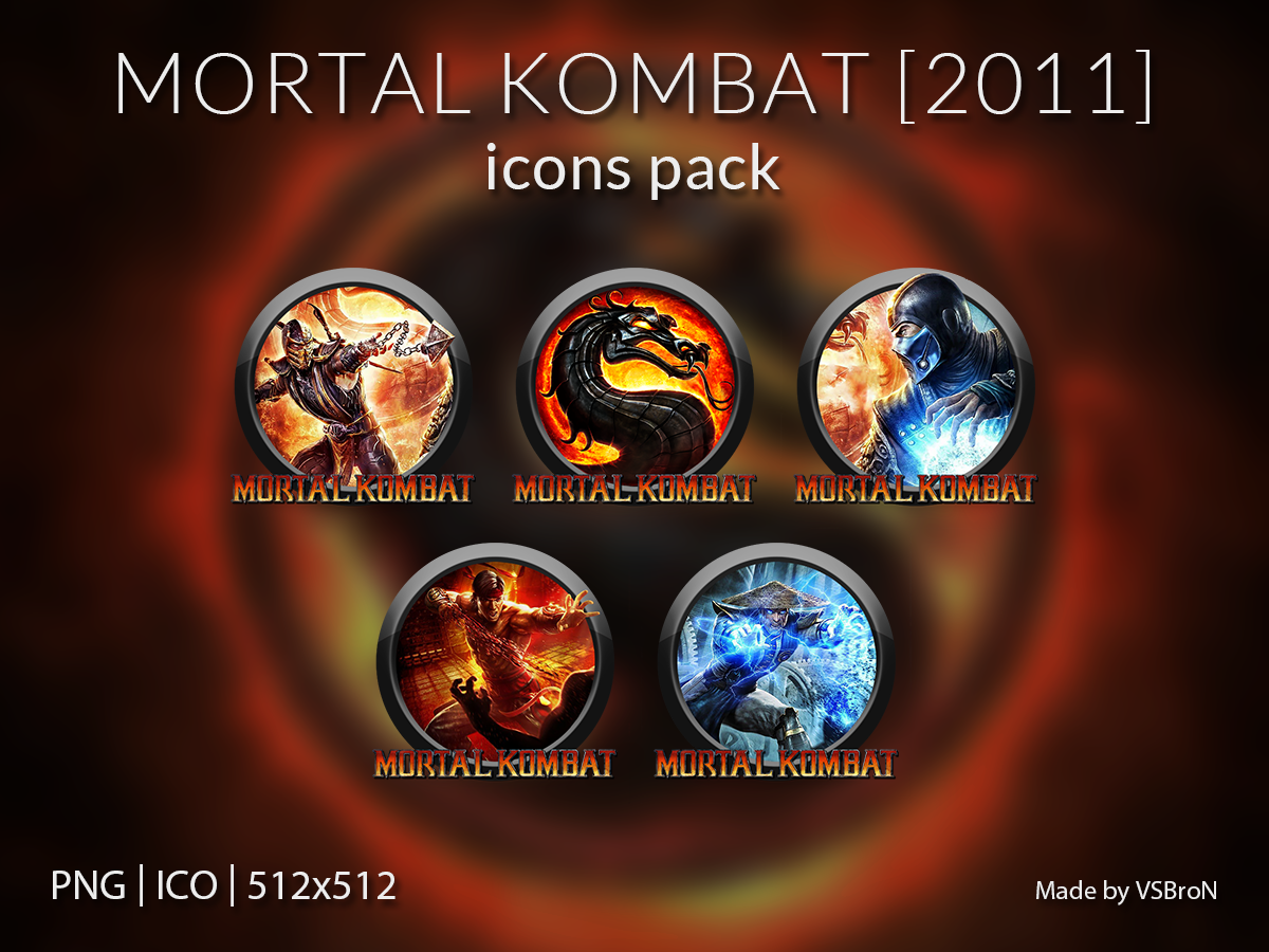Mortal Kombat [2011] Icons Pack by VSBroN on DeviantArt