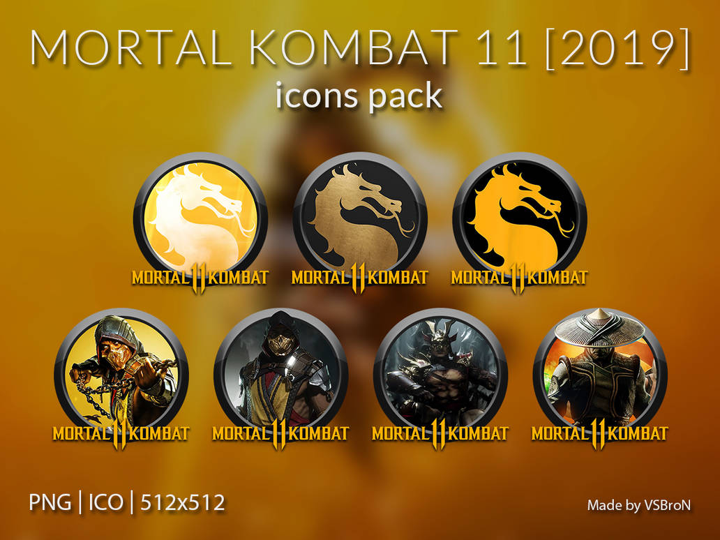 Mortal Kombat 11 [2019] Icons Pack by VSBroN on DeviantArt