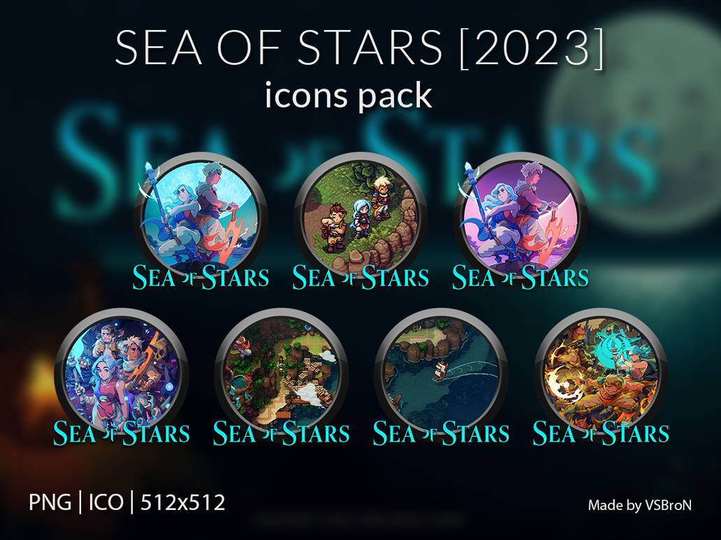 Sea Of Stars [2023] Icons Pack by VSBroN on DeviantArt