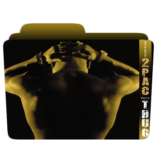 The Best Of 2Pac - Part 1 Thug (folder icon) by MrSixThree on DeviantArt