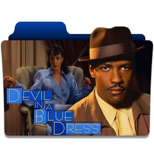Devil In A Blue Dress (1995) Folder Icon by MrSixThree on DeviantArt