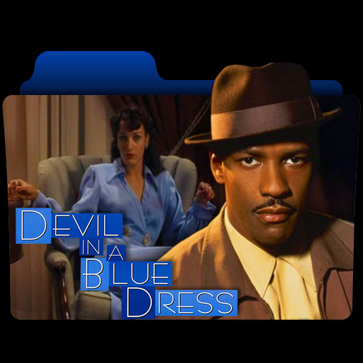 Devil In A Blue Dress (1995) Folder Icon by MrSixThree on DeviantArt