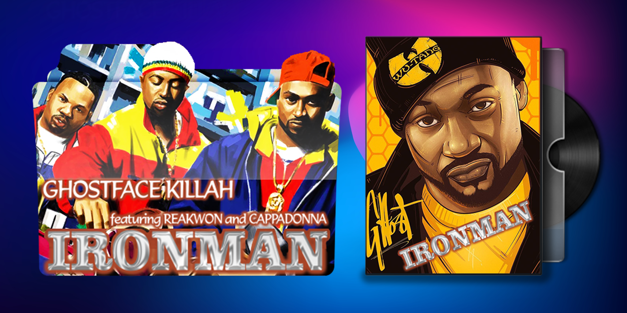Ghostface Killah Ironman Logo