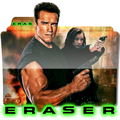 Eraser (1996) folder icon by MrSixThree on DeviantArt