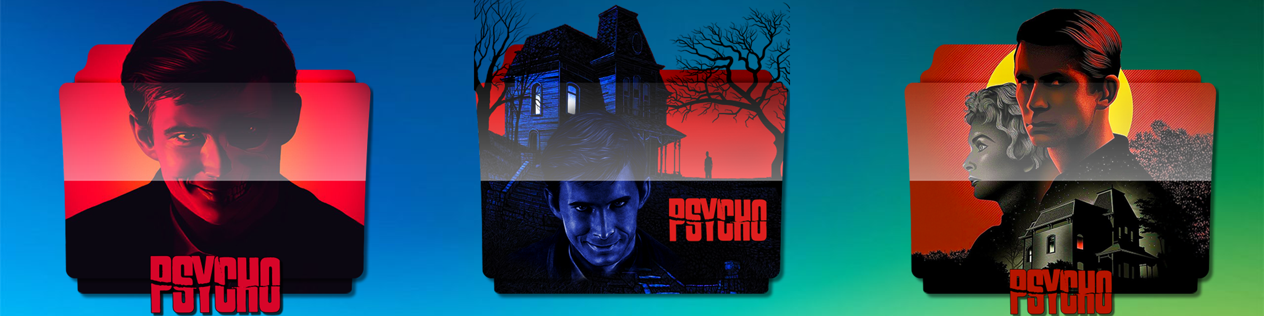 Psycho (1960) folder icon set by MrSixThree on DeviantArt