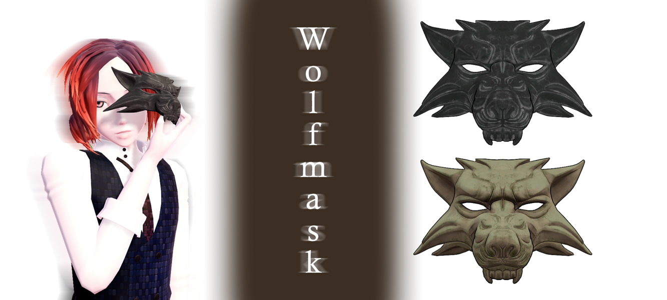 [MMD] Wolfmask DL by JoanAgnes on DeviantArt