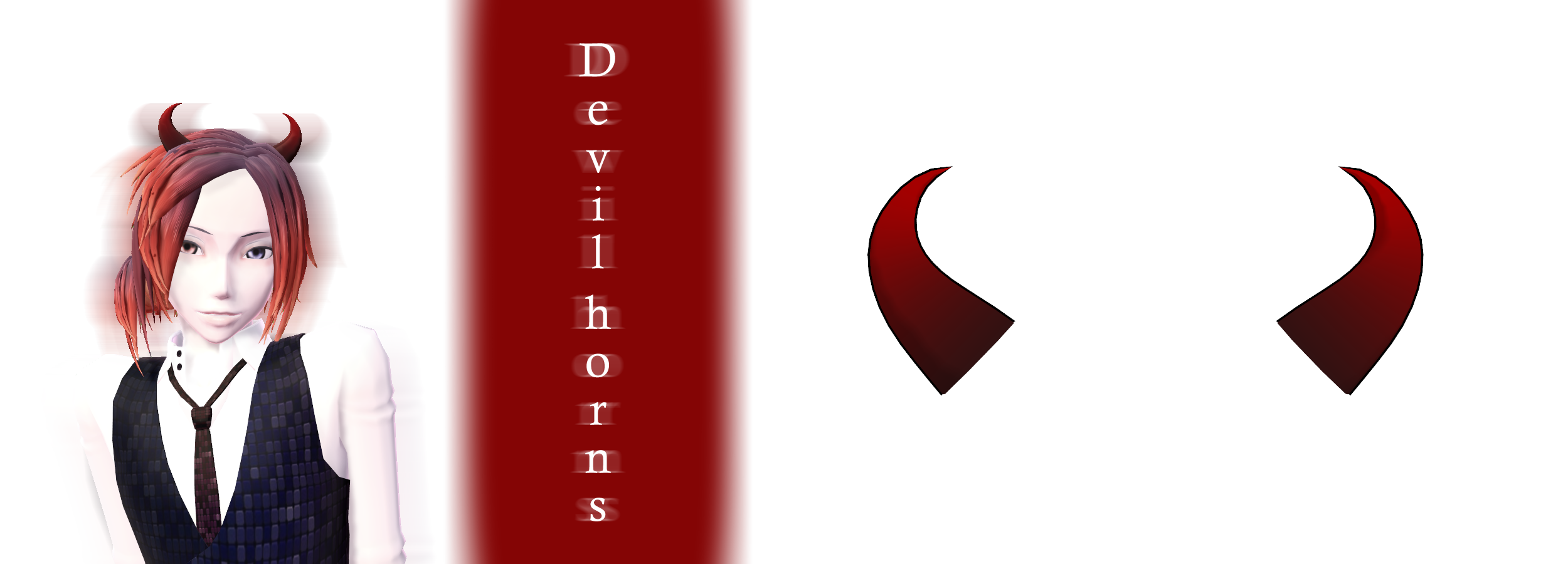 [MMD] Devil horns DL by JoanAgnes on DeviantArt