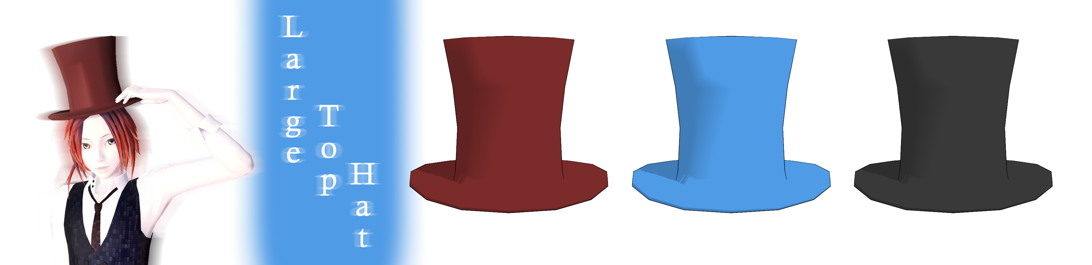 [MMD] Large Top Hat DL by JoanAgnes on DeviantArt