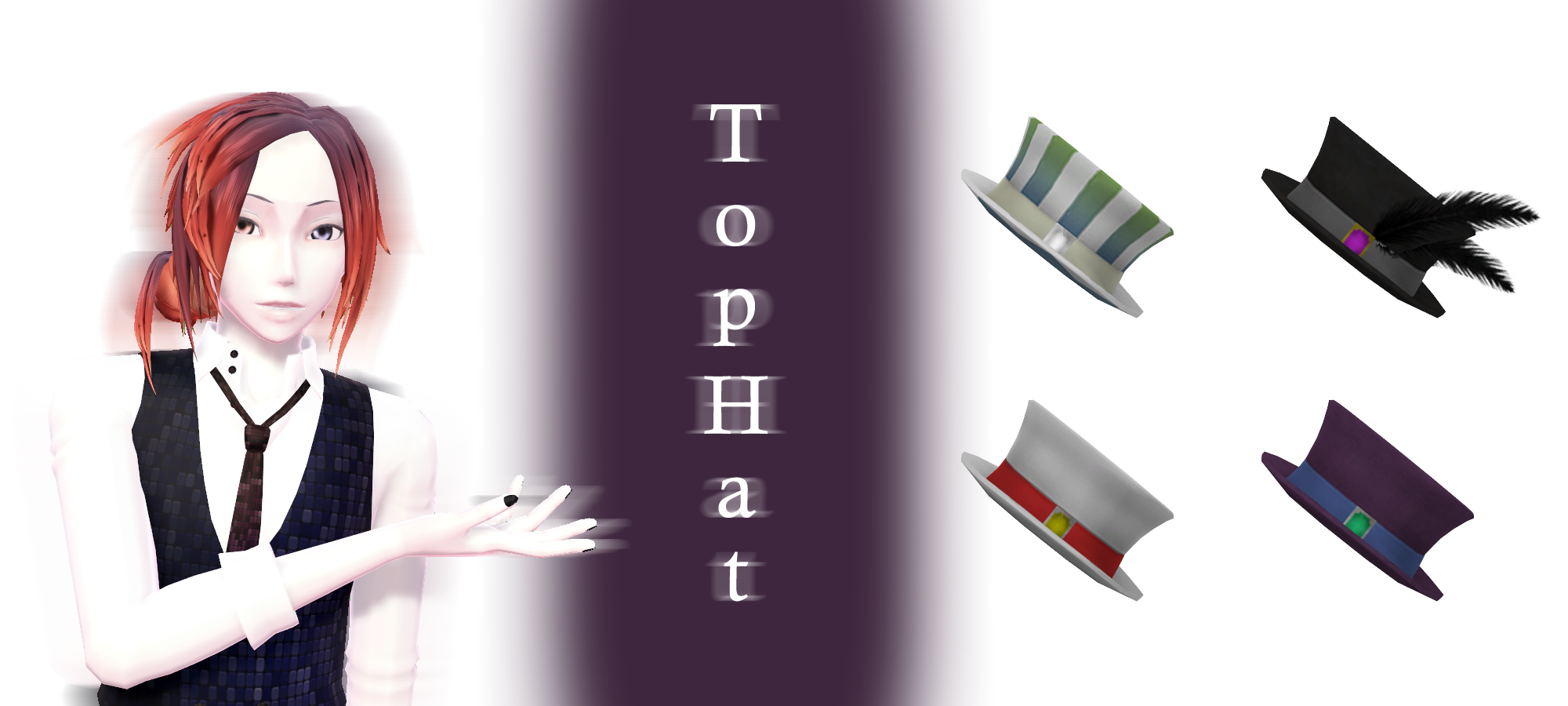 [MMD] Top Hat DL by JoanAgnes on DeviantArt