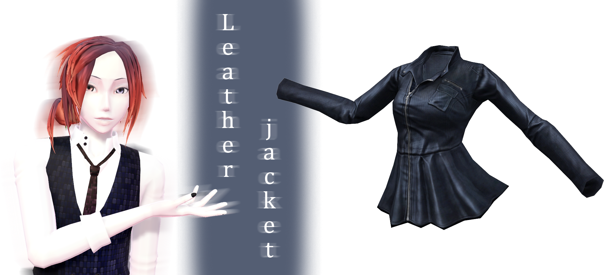 [MMD] Leather jacket DL by JoanAgnes on DeviantArt