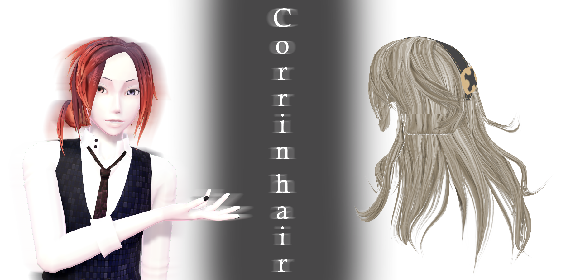 [MMD] Corrin hair - DL by JoanAgnes on DeviantArt