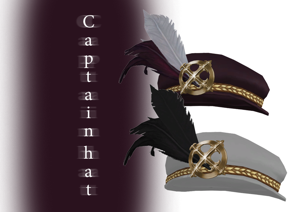 [MMD] Captain hat - DL by JoanAgnes on DeviantArt