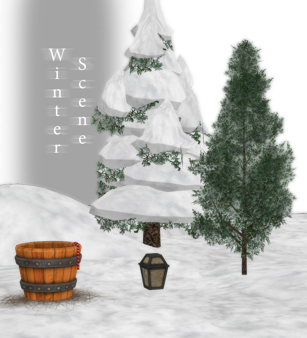 [MMD] Winter Scene - DL by JoanAgnes on DeviantArt
