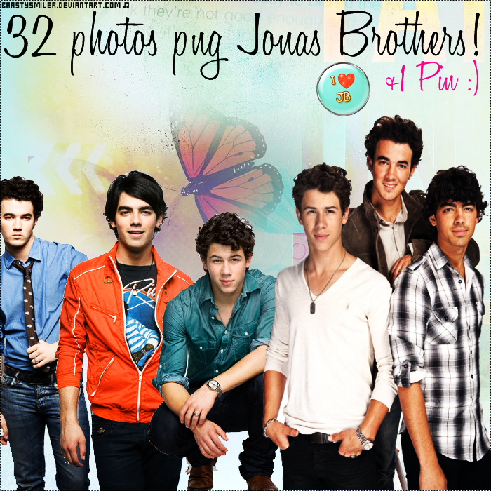 Pack 32 png: Jonas Brothers. by BaastySmiler on DeviantArt