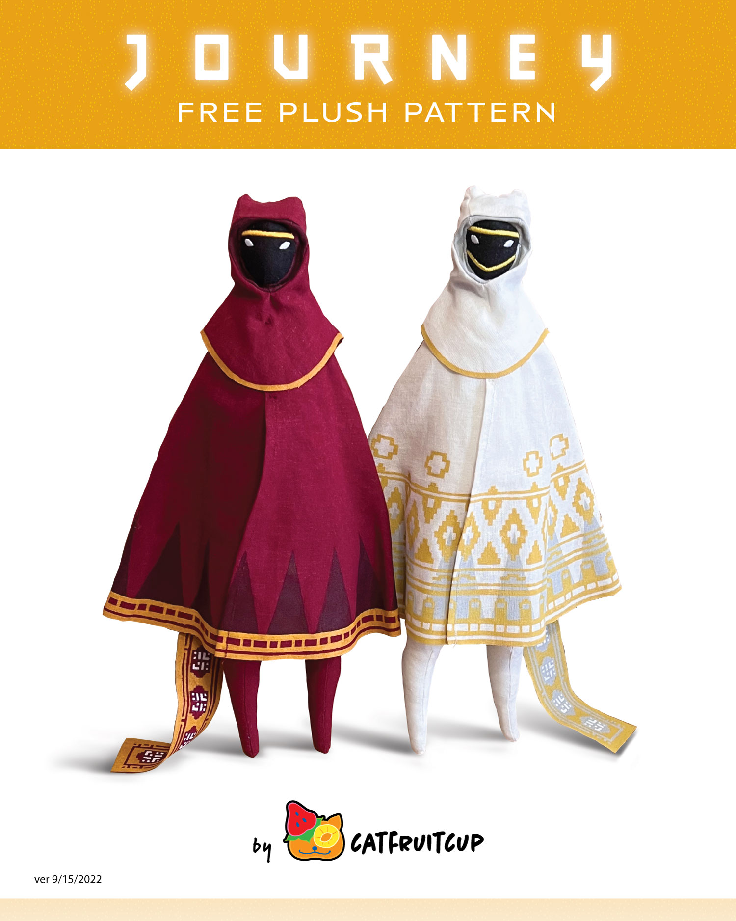 Journey Plush - Pattern and Tutorial by catfruitcup on DeviantArt