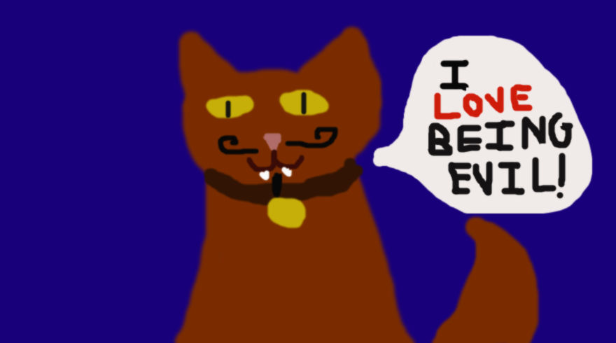 Evil Kittypet! by Greystar12 on DeviantArt