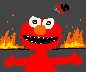 Elmo on drugs by ruidodemagia on DeviantArt