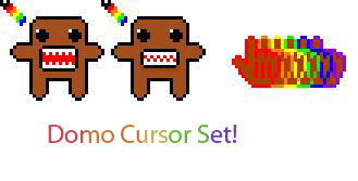 Full Animated Domo Rainbow Cursor Set by jjay55 on DeviantArt