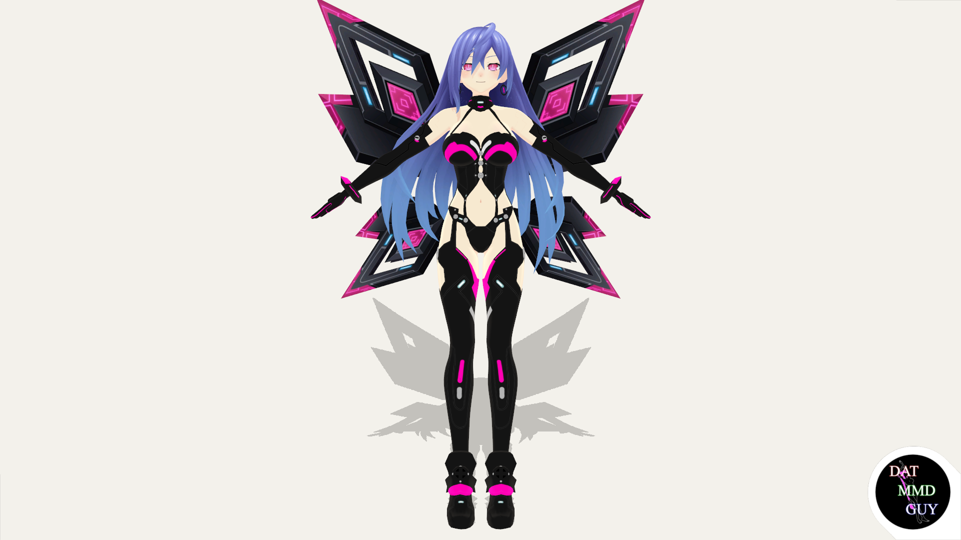 Iris Heart v2.0 (SFW) (Model DL) by DatMMDGuy on DeviantArt