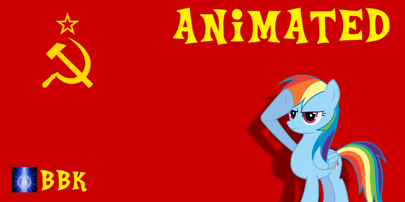 Rainbow Dash salutes the Soviet Union by BB-K on DeviantArt