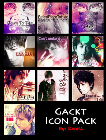 Gackt Icon Pack by kaleil on DeviantArt