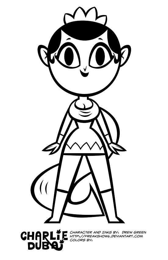 Charlie - Coloring Page by DrewGreen on DeviantArt