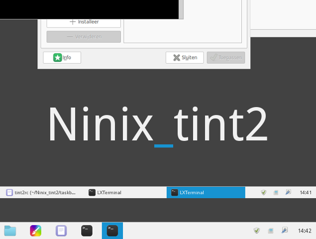 Ninix tint2 config by robrobinbin on DeviantArt
