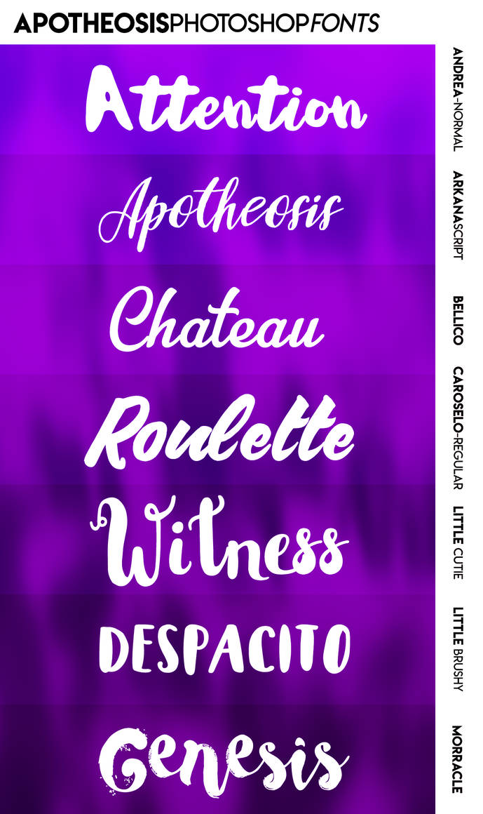 7 FREE FONT PACK #1 by smilerizm on DeviantArt