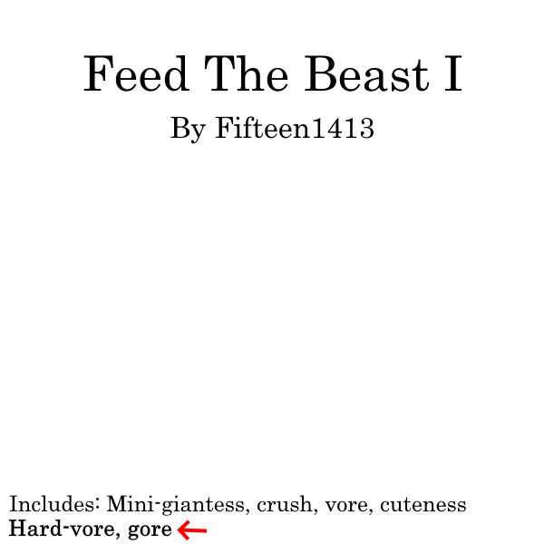 Feed the Beast 1 by Fifteen1413 on DeviantArt