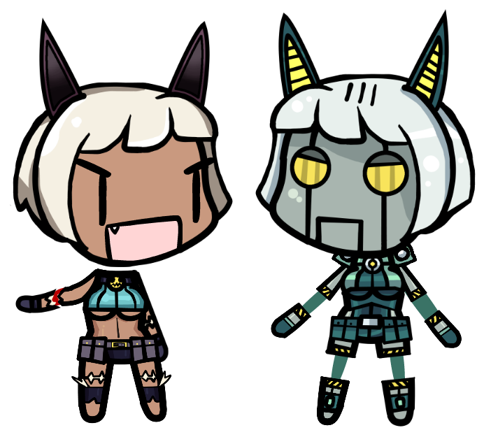Walfas Custom Base: Nadia Fortune and Robo-Fortune by Midian-P on ...