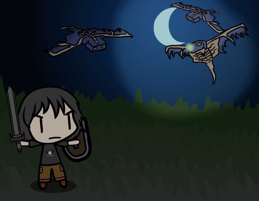 Walfas Custom Prop - Minecraft Phantom by Midian-P on DeviantArt