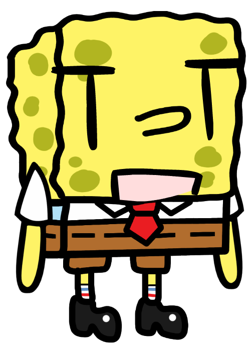 Walfas Custom Base: Spongebob Squarepants by Midian-P on DeviantArt