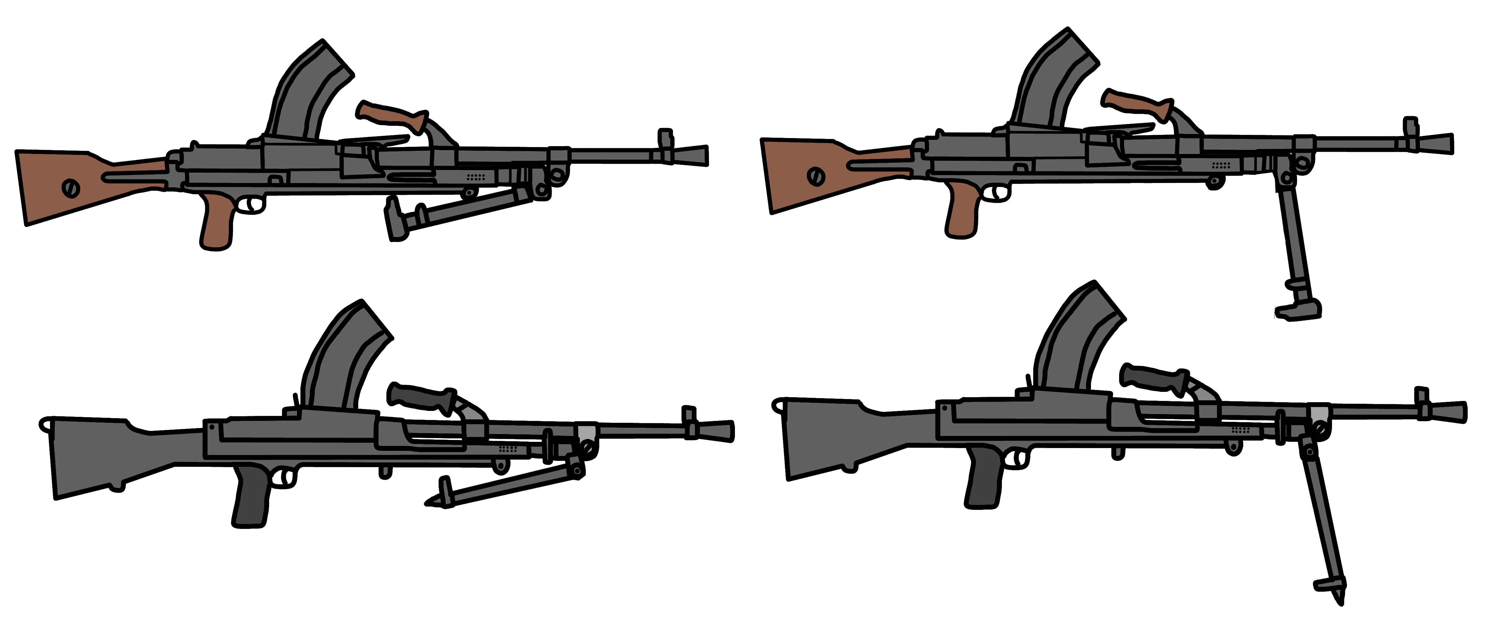 Walfas Custom Prop: Bren light machine gun by Midian-P on DeviantArt